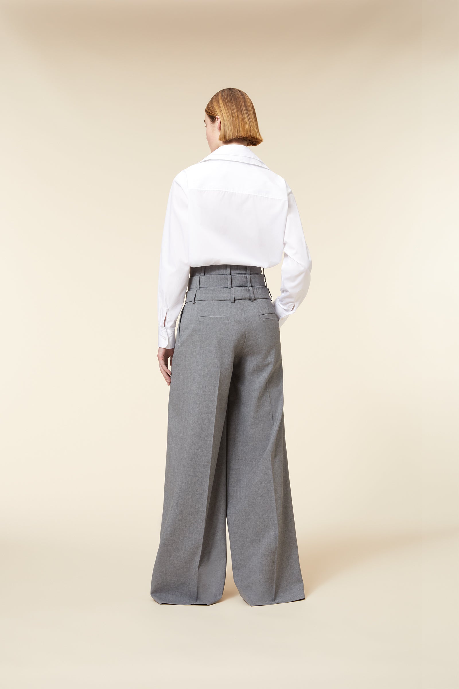 MULTI LAYERED WOOL TROUSERS – Viktor&Rolf